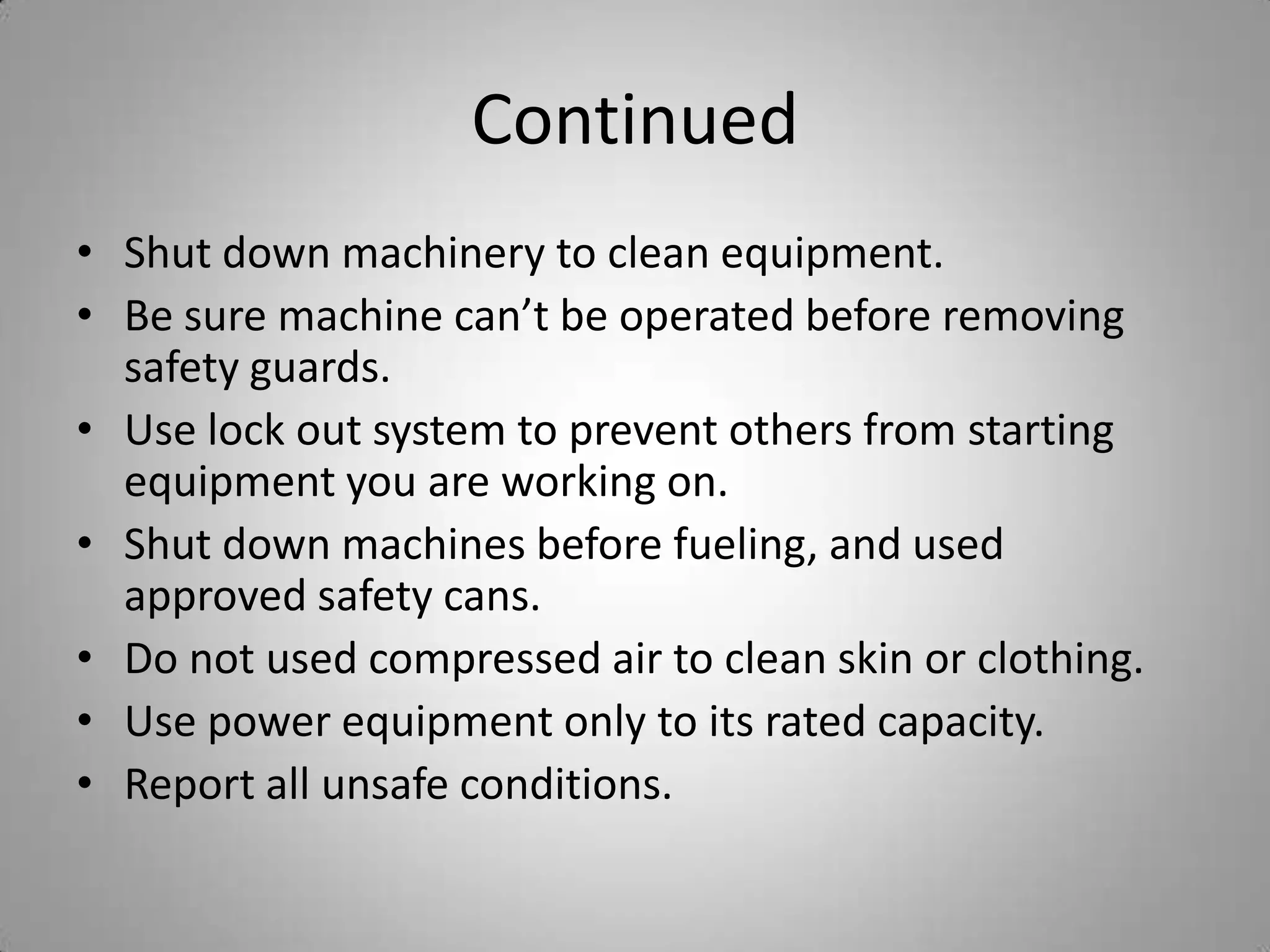 Tool safety for storage tank construction | PPTX