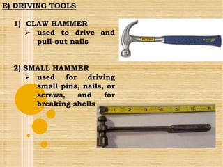Tools and equipment | PDF