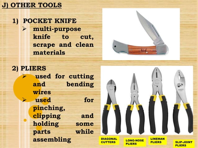 Tools and equipment in Handicrafts | PPTX | Woodworking | Arts and Crafts