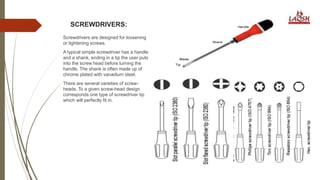 Tools and equipment | PPTX