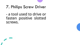 Tools and Equipment in ICT-Computer System Services.pptx