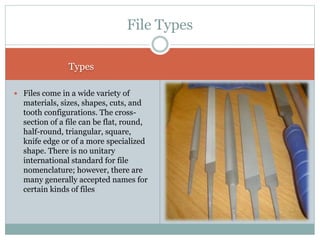 Tools and equipment files | PPTX