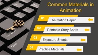 Tools and equipment for hand drawn animation | PPTX