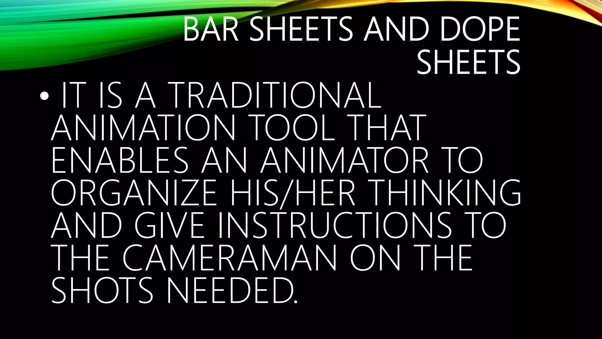 Tools and equipment in animation | PPTX