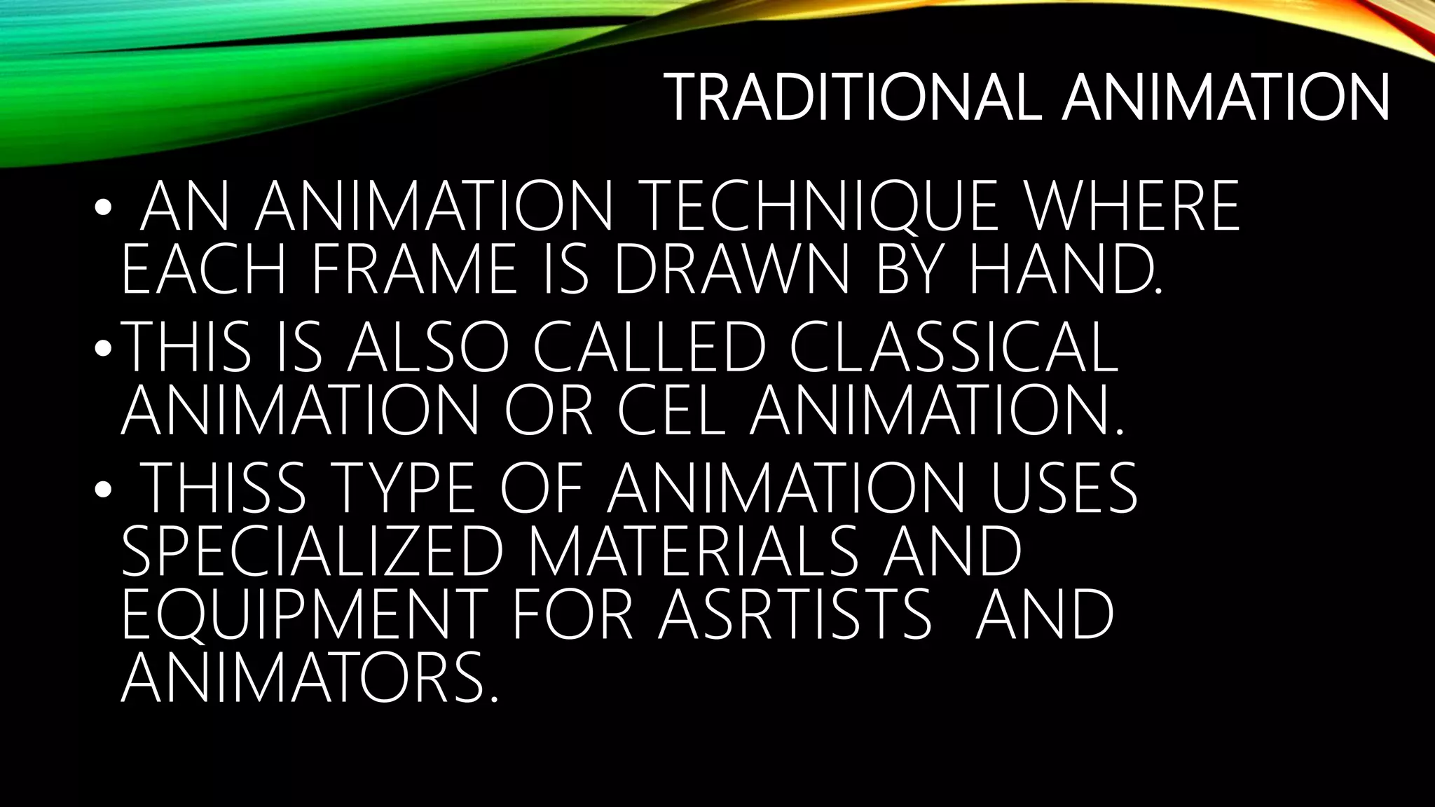 Tools and equipment in animation | PPTX