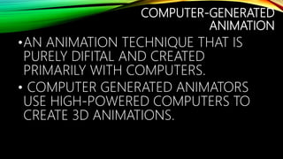 Tools and equipment in animation | PPTX