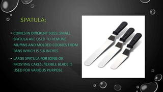 Tools and equipment in bread and pastry production | PPTX