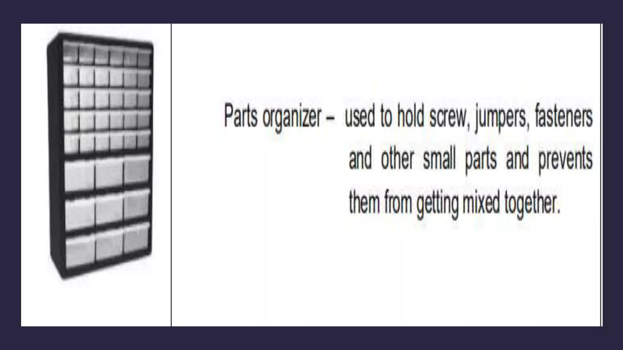 Tools and equipment in computer hardware servicing | PPTX