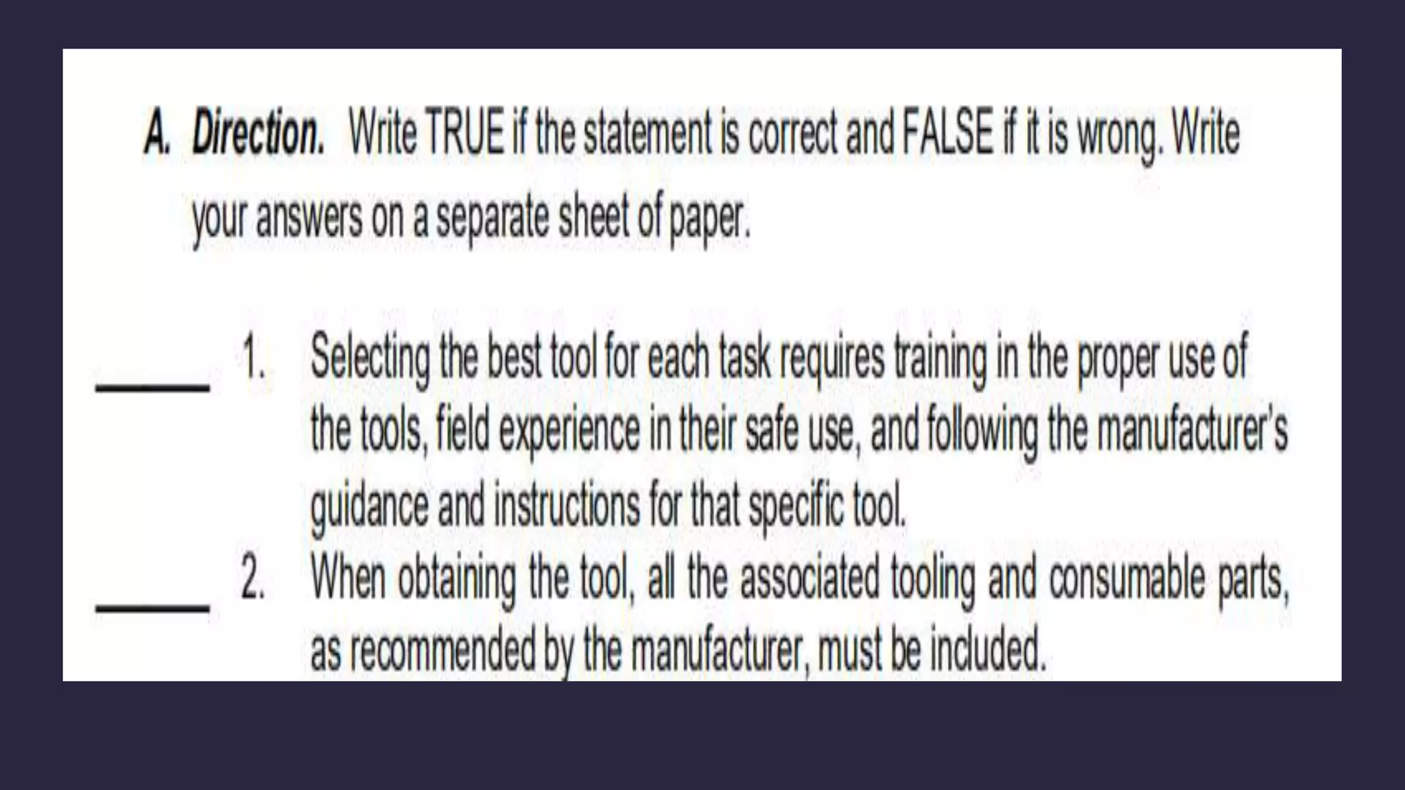 Tools and equipment in computer hardware servicing | PPTX