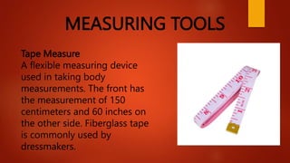 Tools and Equipment in Dressmaking.pptx