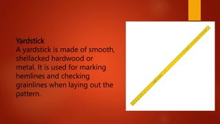 Tools and Equipment in Dressmaking.pptx