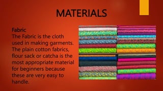 Tools and Equipment in Dressmaking.pptx