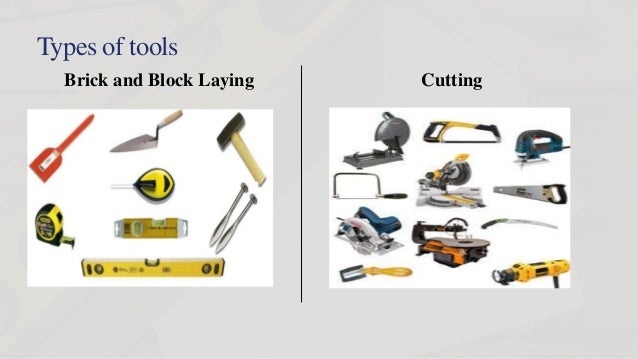 Tools and Equipment (Industrial Technology- Building and Furniture De…