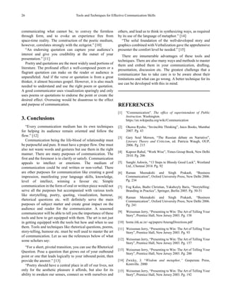 Tools and techniques for effective communication | PDF