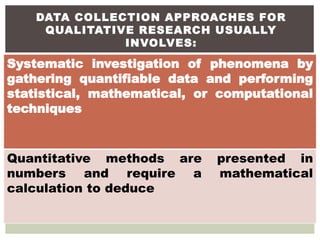 Tools and techniques in qualitative and quantitative research | PPT