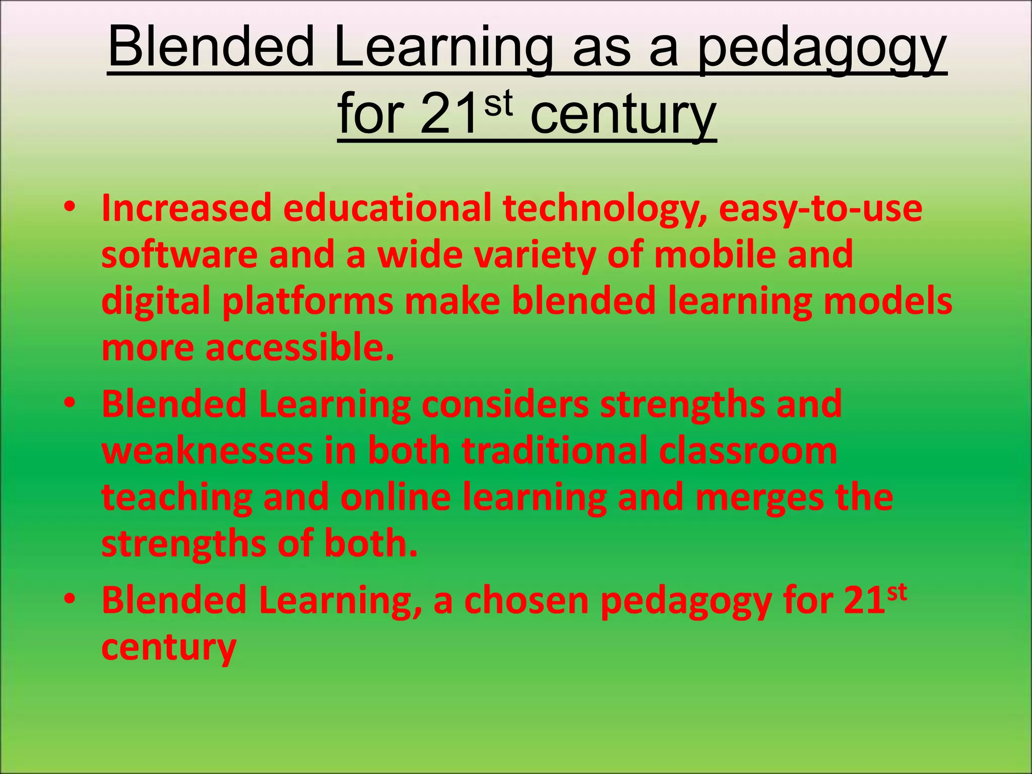 Tools and techniques of blended learning | PPT