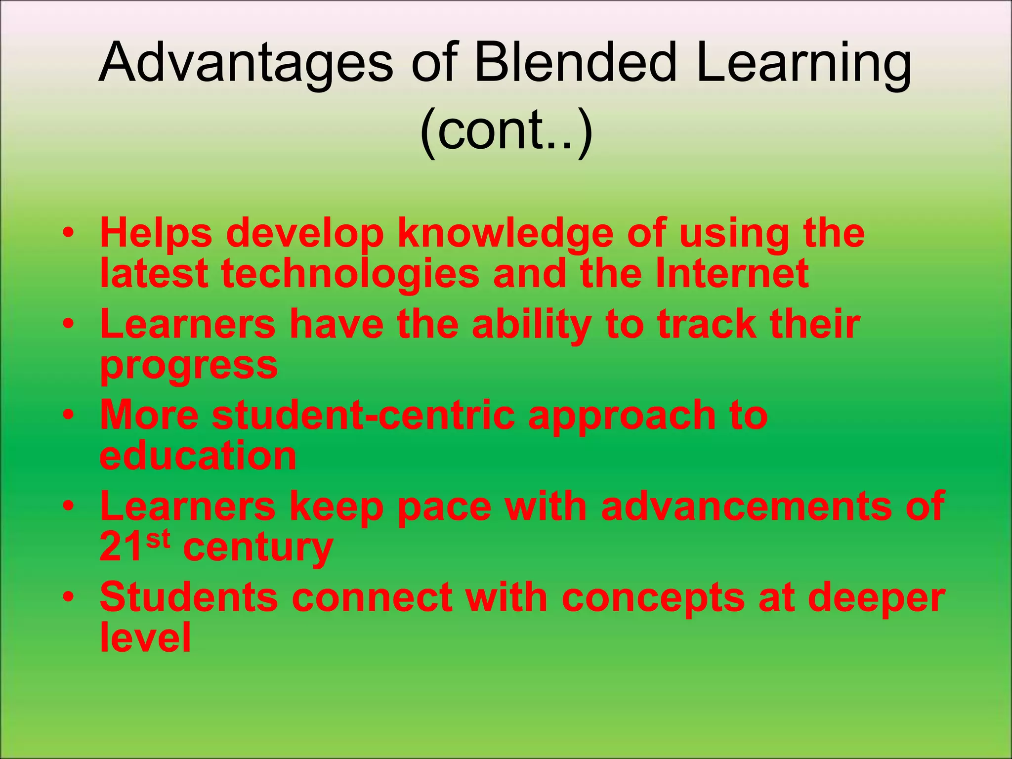 Tools and techniques of blended learning | PPT