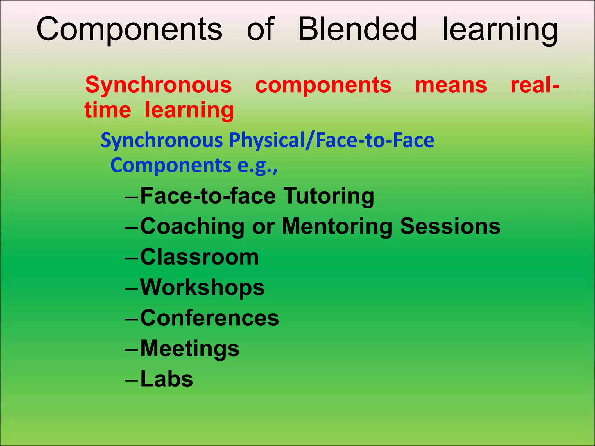 Tools and techniques of blended learning | PPT