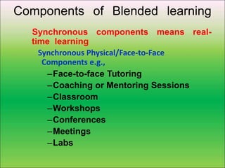 Tools and techniques of blended learning | PPT