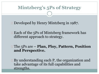 Tools and Techniques of Strategic Management | PPTX