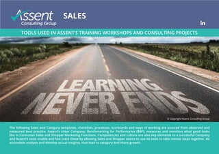 Tools and templates for sales and marketers from Assent CG | PDF
