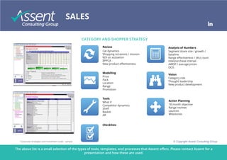 Tools and templates for sales and marketers from Assent CG | PDF