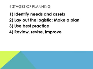 Tools and Tips for Designing a High Quality Youth Development Program | PPT