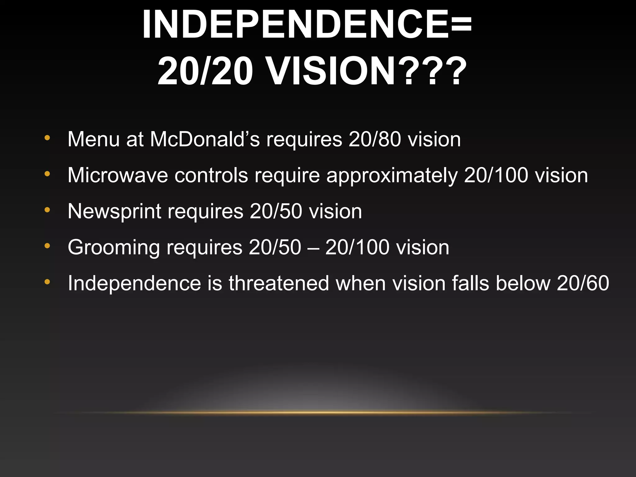 Tools Helping Visual Impairment, Low Vision, and Macular Degeneration | PPT