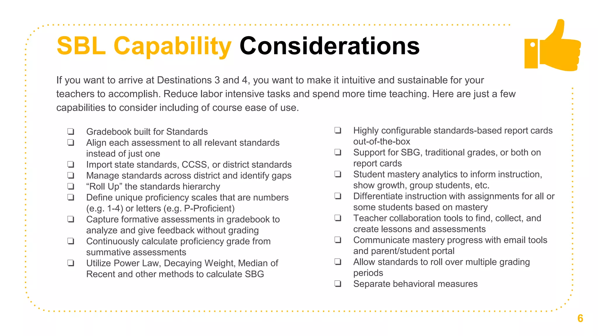 Tools built for Standards-based Education | PPT