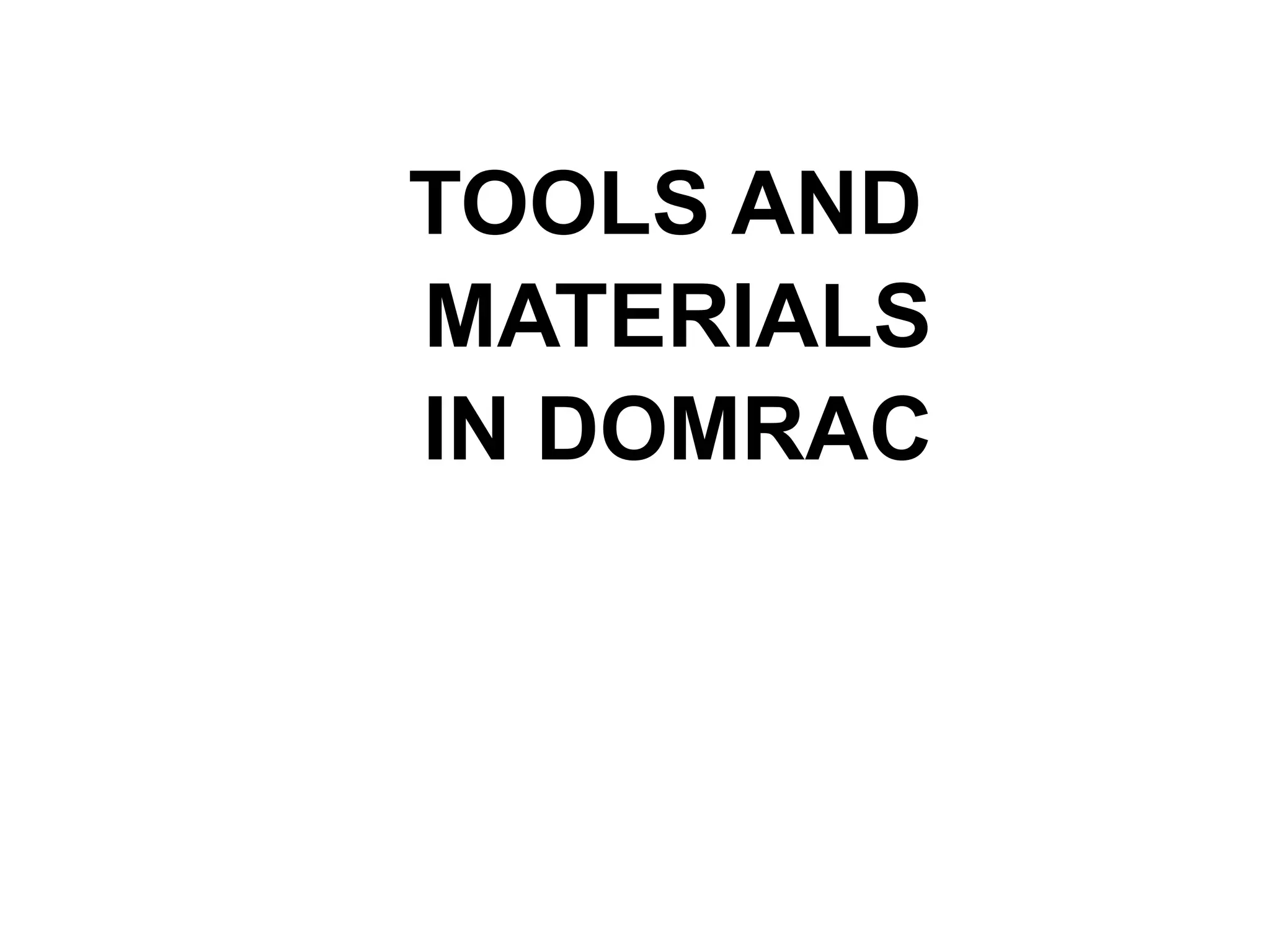 TOOLS DOMRAC-WPS Office.ppt