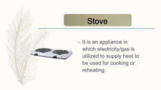 Tools, equipment and paraphernalia used in meal preparation | PDF