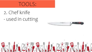 TOOLS EQUIPMENT IN PREPARING VEGETABLES.pptx