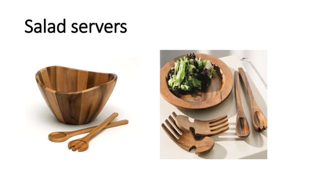 Tools, equipments, utensils needed in preparing salads | PPTX | Home ...