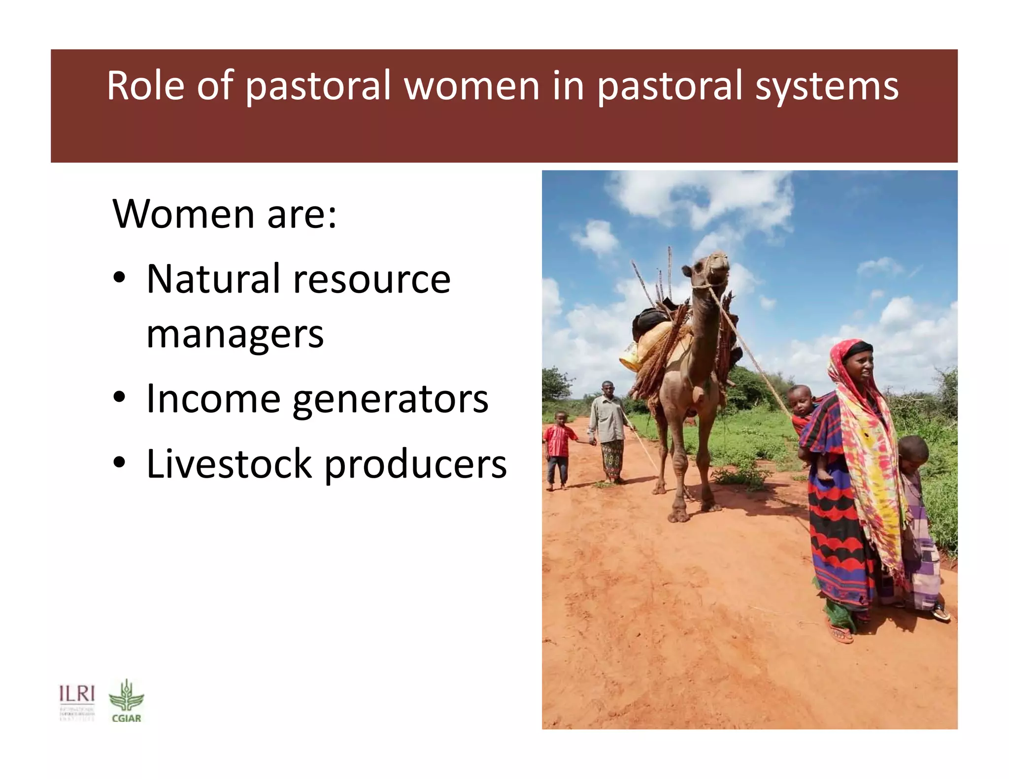 Tools for improving pastoral women’s access to land and resources | PPT