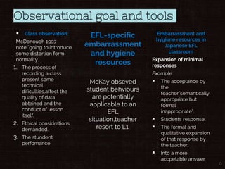 Tools for analising teacher learner interaction and pedagogical ...