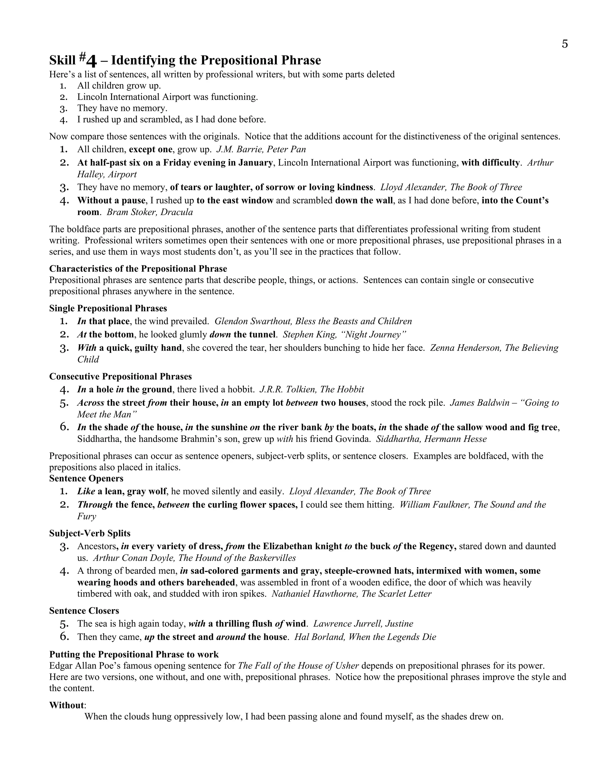 Tools for better_sentences | DOC