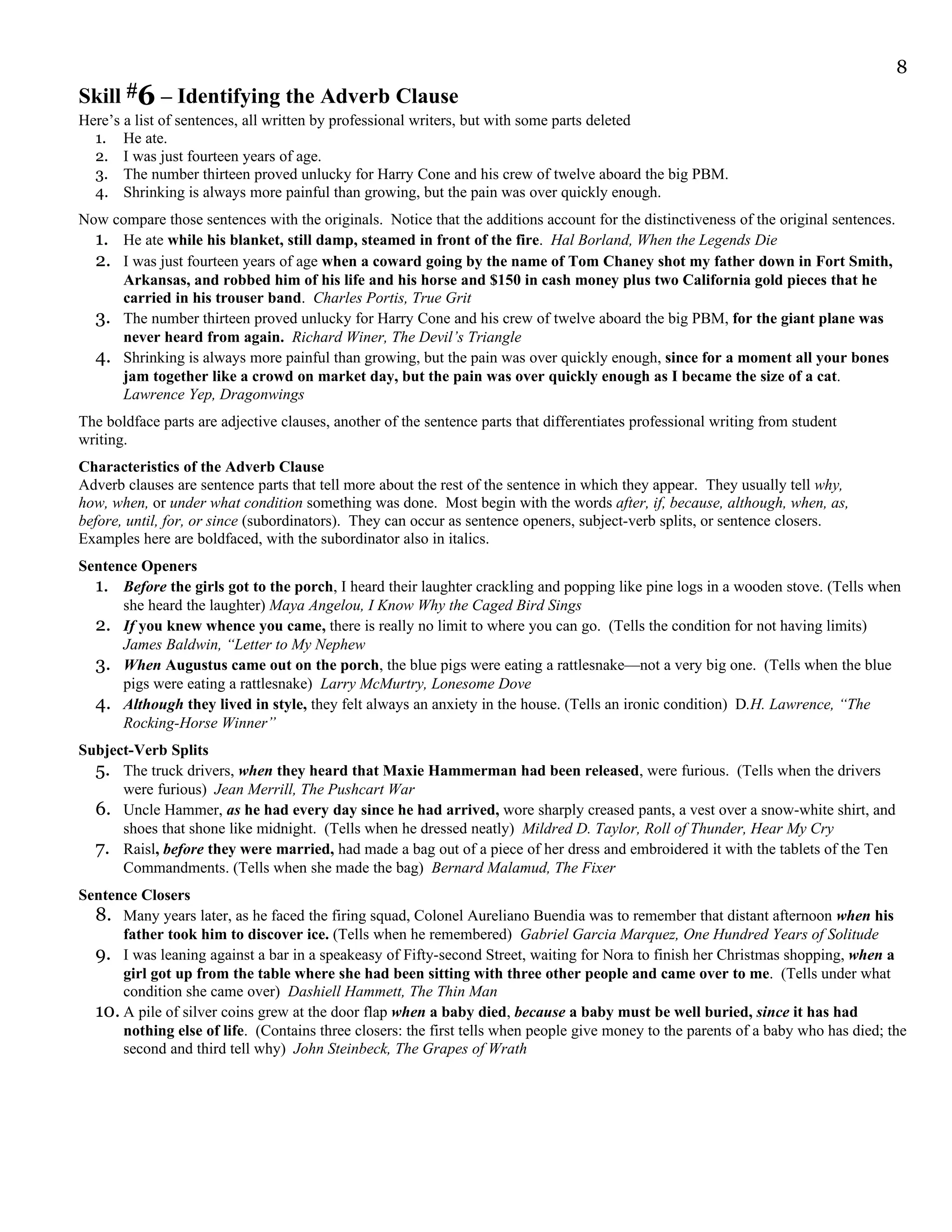 Tools for better_sentences | DOC