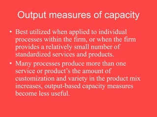 Tools for capacity planning, measurement of capacity, capacity planning ...