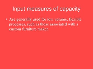 Tools for capacity planning, measurement of capacity, capacity planning ...