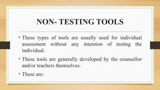 Tools for counselling services | PPTX