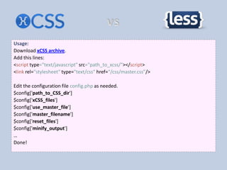 Software programming tools for creating/managing CSS files | PPT