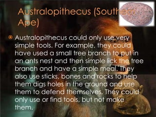 Adriana Tools From the Early Man | PPT