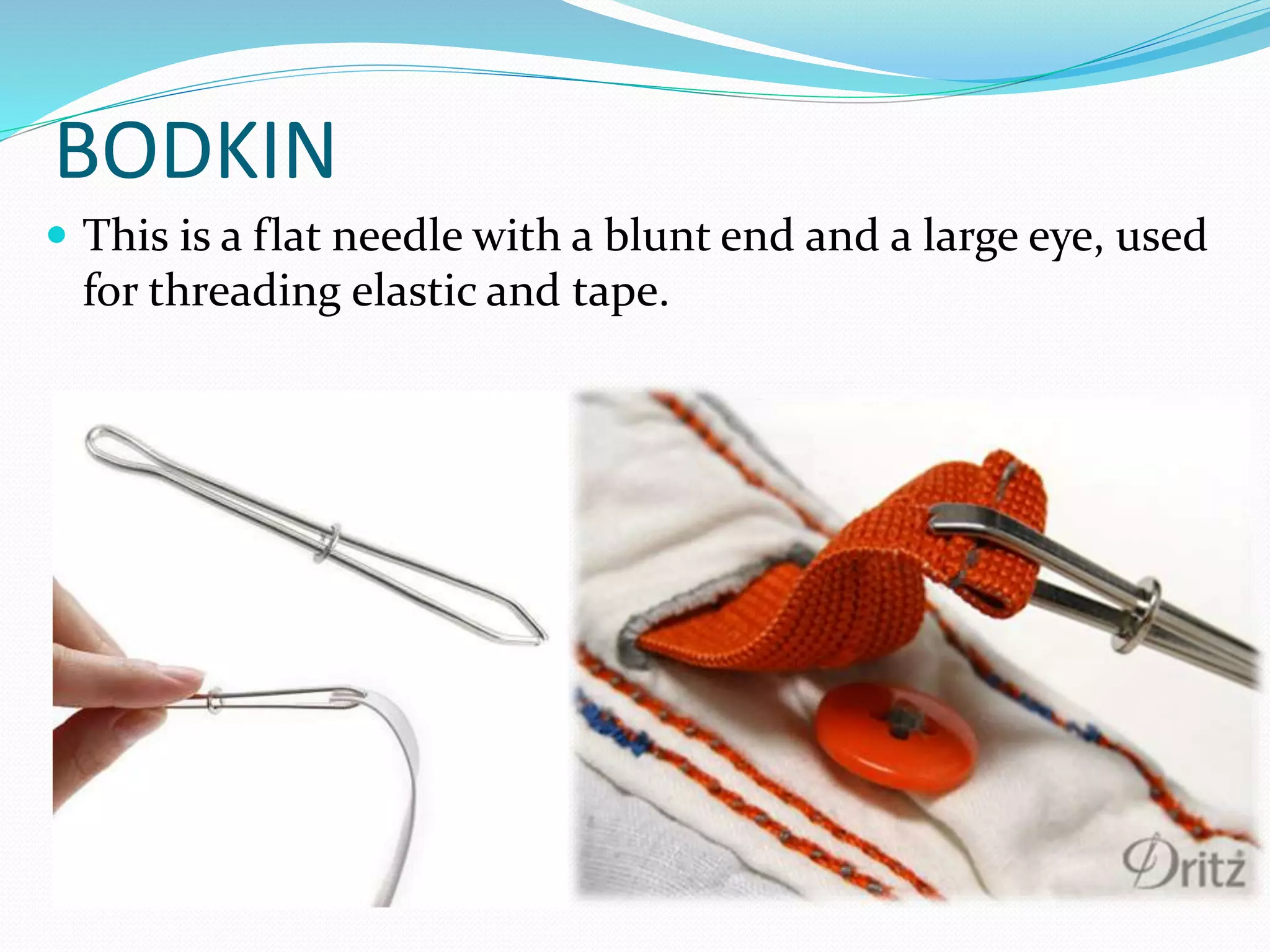 Tools for garment construction | PPTX