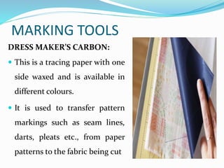 Tools for garment construction | PPTX