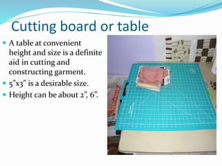 Tools for garment construction | PPTX