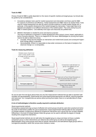 Tools for M&E Handout | PDF | Education