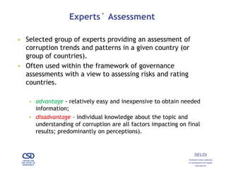 Tools for Measuring Corruption | PDF