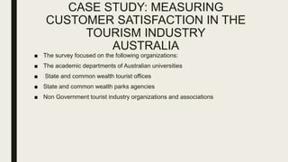 Tools for measuring customer satisfaction in travel & Tourism | PPTX ...