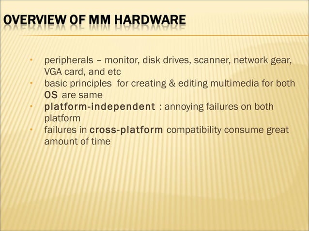 Basic Software Tools for multi-media | PPT