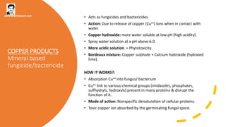 Tools for pest and disease management in organic agri | PPTX